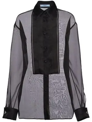 Prada Sheer Organza Shirt