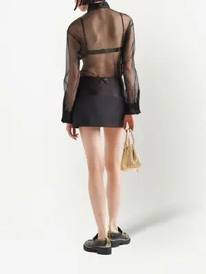Prada Sheer Organza Shirt