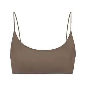 SKIMS Scoop Bralette | Light Neutral | M Dd Carob