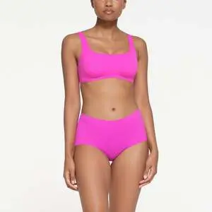 SKIMS Scoop Bralette | Light Neutral | M Dd Fuchsia