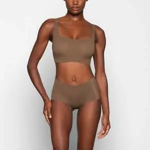 SKIMS Scoop Bralette | Light Neutral | M Dd Oxide