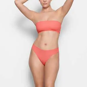 SKIMS Bandeau | Medium Neutral | 2xs | Fits Everybody Sorbet