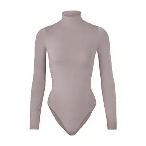 SKIMS Essential Mock Neck Long Sleeve Bodysuit