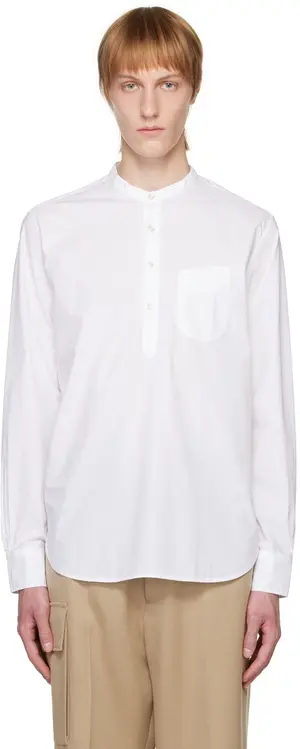 Officine Générale Officine Générale White Auguste Shirt - White