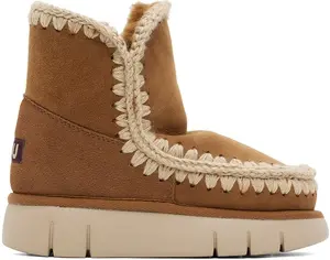 Mou Mou Brown 18 Bounce Boots - Cog Cognac