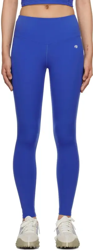 ANINE BING ANINE BING Blue Blake Leggings - Blue