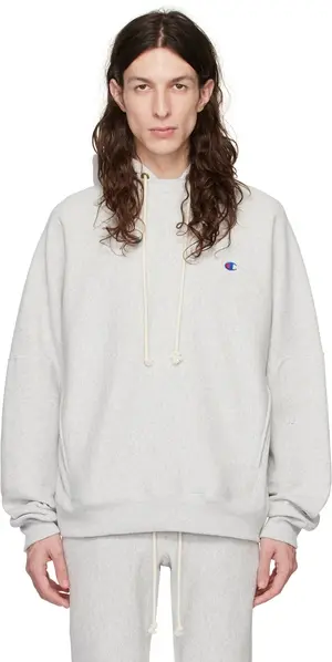 N.HOOLYWOOD N.Hoolywood Gray Champion Edition Hoodie - T.gray