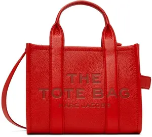 Marc Jacobs Marc Jacobs Red 'The Leather Small' Tote 617 True Red