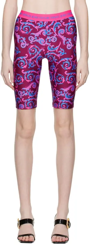 Versace Versace Jeans Couture Pink Sketch Shorts - E335