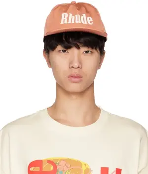 Rhude Rhude Orange Logo Cap - Orange