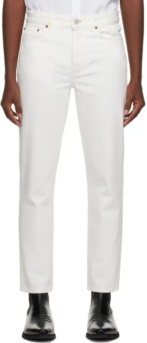 WON HUNDRED Won Hundred White Ben Jeans - Tinted White