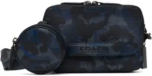 COACH Coach 1941 Navy Charter Crossbody Messenger Bag - Blue/midnight Navy