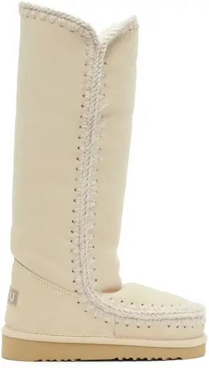 Mou Mou White 40 Boots - Van Vanilla