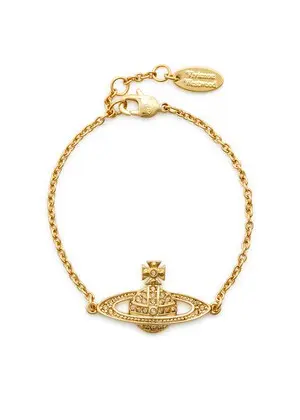 VIVIENNE WESTWOOD Mini Bas Relief Orb Bracelet - Gold