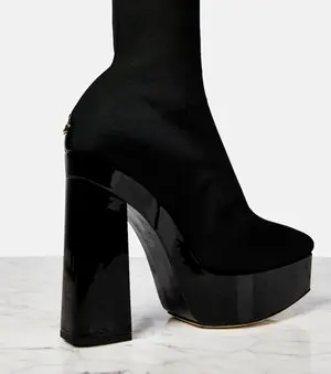 JIMMY CHOO Giome 140 Platform Sock Boots