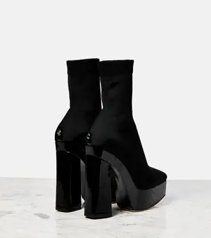 JIMMY CHOO Giome 140 Platform Sock Boots