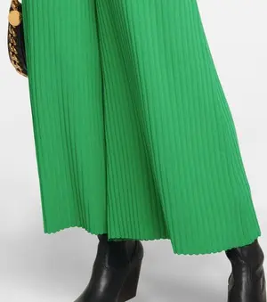 Stella McCartney Ribbed-knit Culottes