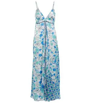 Poupette St Barth Denise Maxi Dress - Green
