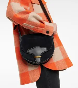 MARANT ETOILE Harveli Checked Jacket - Orange
