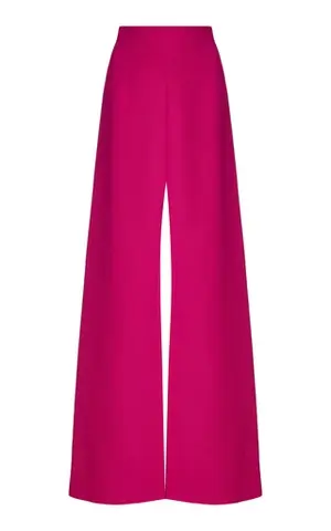 SERGIO HUDSON Signature High-waisted Wide-leg Pants