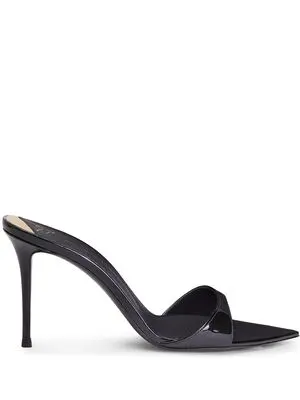 GIUSEPPE ZANOTTI Intriigo Patent 90mm Sandals - Black