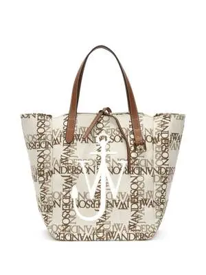 JW Anderson Logo-grid Tote Bag