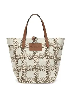JW Anderson Logo-grid Tote Bag