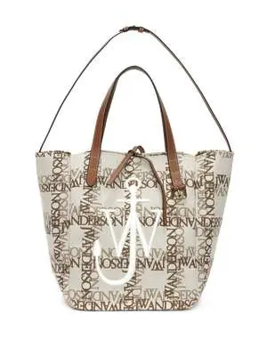 JW Anderson Logo-grid Tote Bag