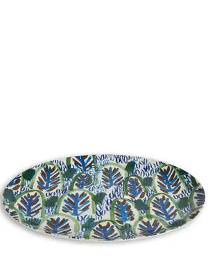 SERAX Japanese Kimonos Oval Plate - Neutrals