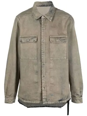 Rick Owens Stonewashed Denim Shirt