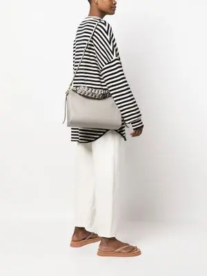 COCCINELLE Braided-handle Leather Shoulder Bag