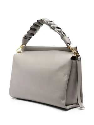 COCCINELLE Braided-handle Leather Shoulder Bag
