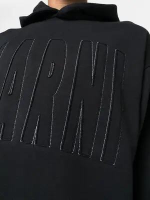 Marni Appliqué Logo Long-sleeve Hoodie