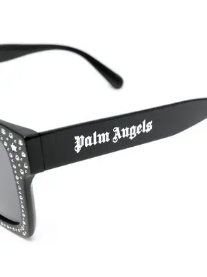 Moncler X Palm Angels Square-frame Sunglasses - Black
