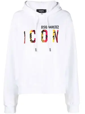 Dsquared2 Logo-print Hoodie - White