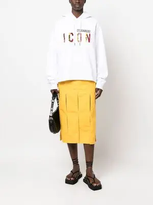 Dsquared2 Logo-print Hoodie - White