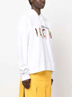Dsquared2 Logo-print Hoodie - White
