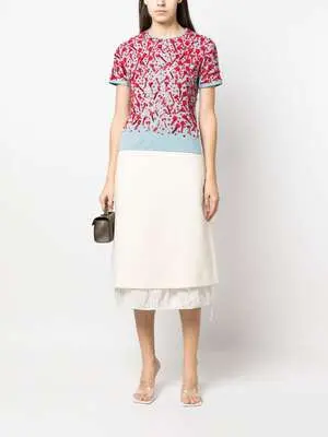 Tory Burch Double-faced Wool Midi Skirt