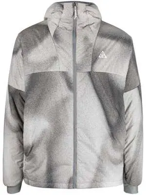 Nike Tie-dye Zipped Jacket - Grey