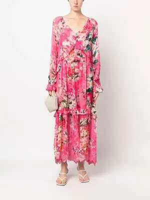Hemant & Nandita Tula Floral-print Dress