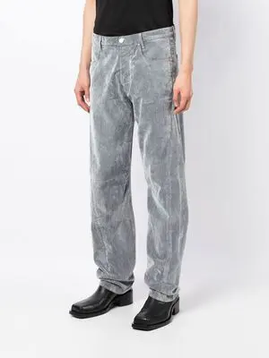 TRUSSARDI Bleached-effect Straight-leg Jeans