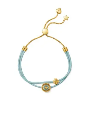 Tory Burch Kira Enamel Pave Slider Bracelet