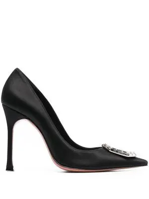 Amina Muaddi Camelia 105mm Pumps - Black