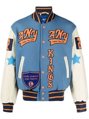 AWAKE NY Wool Blend Sport Jacket With Lion Patch