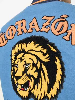 AWAKE NY Wool Blend Sport Jacket With Lion Patch