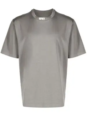 Heron Preston Logo-patch Crew Neck T-shirt - Grey