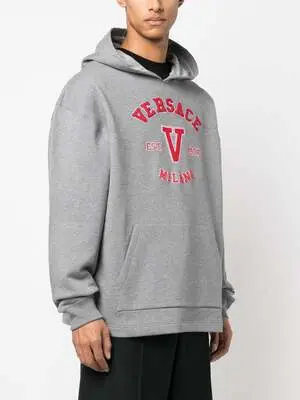 Versace Appliqué Logo Hoodie