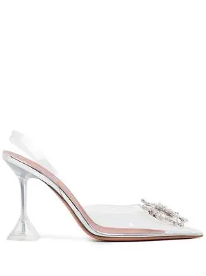 Amina Muaddi Embellished Shoes For Women