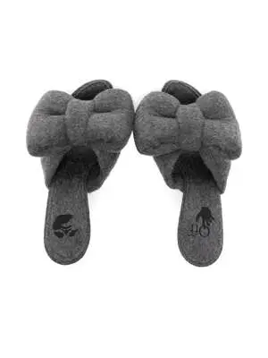 Off-White Allen Bow-detail Sandals - Grey