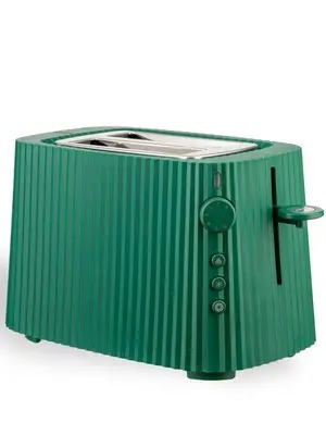 ALESSI Plissé Matte Toaster - Green